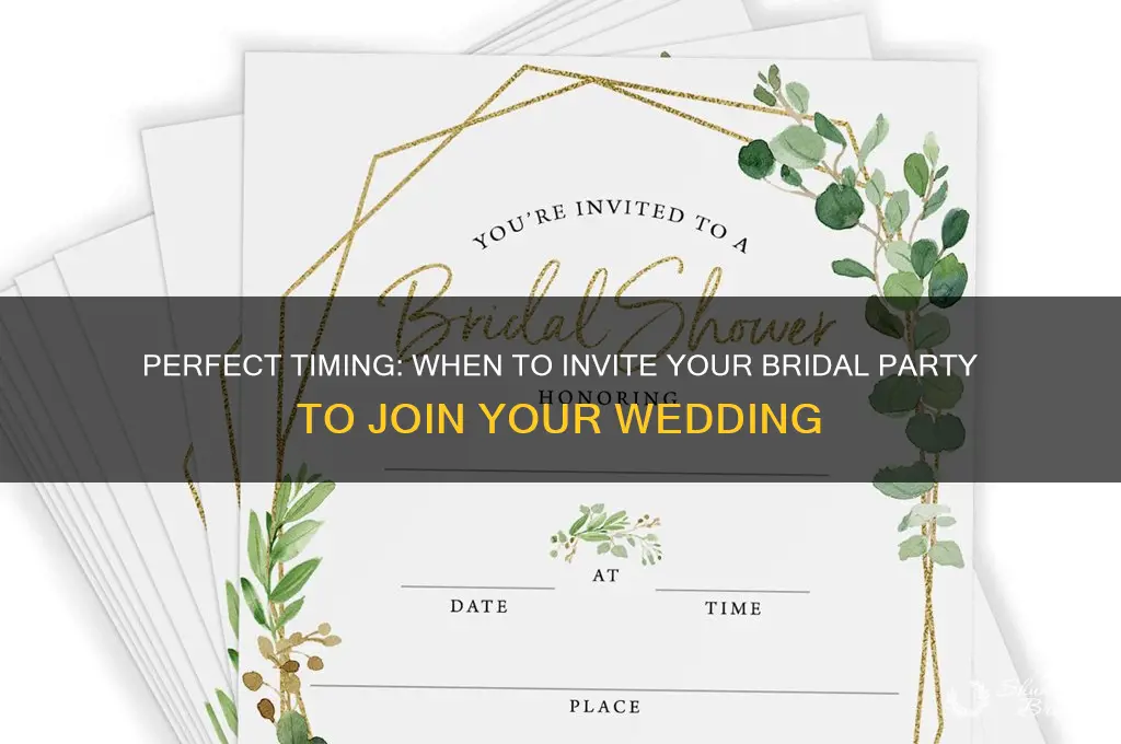 Perfect Timing: When To Invite Your Bridal Party To Join Your Wedding ...