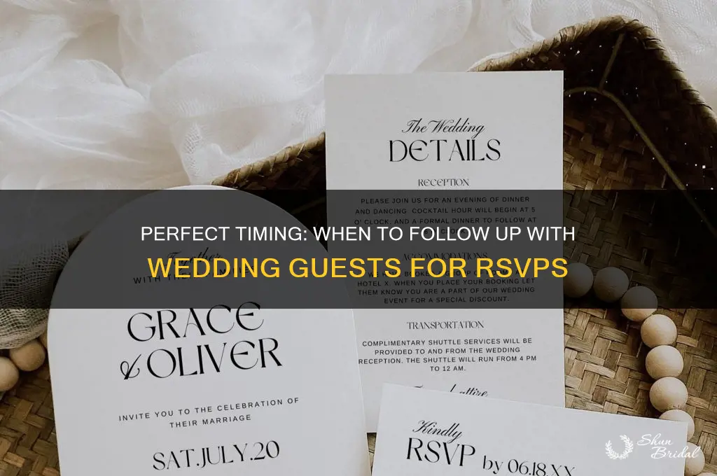 Perfect Timing: When To Follow Up With Wedding Guests For Rsvps ...