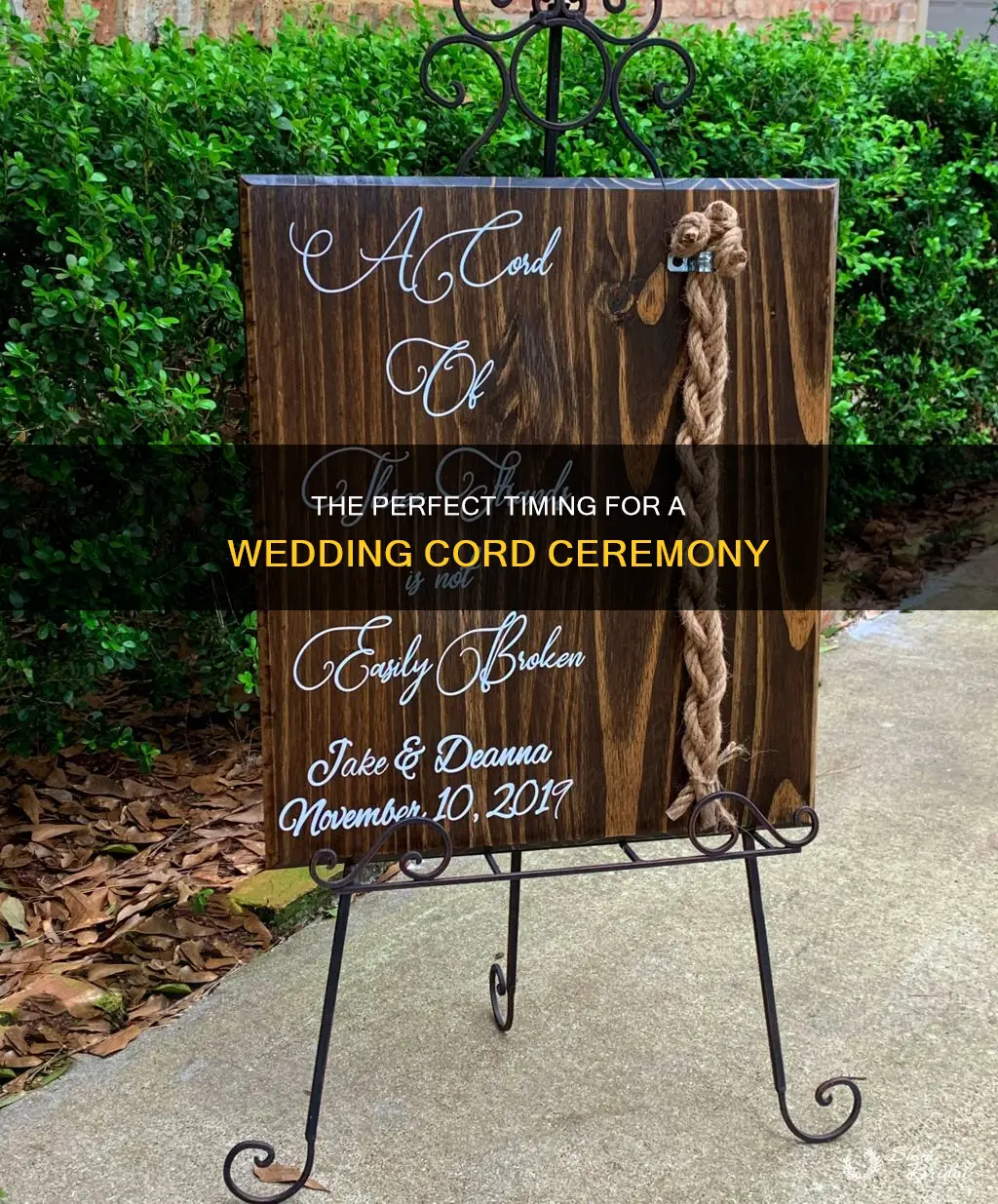 The Perfect Timing For A Wedding Cord Ceremony | ShunBridal