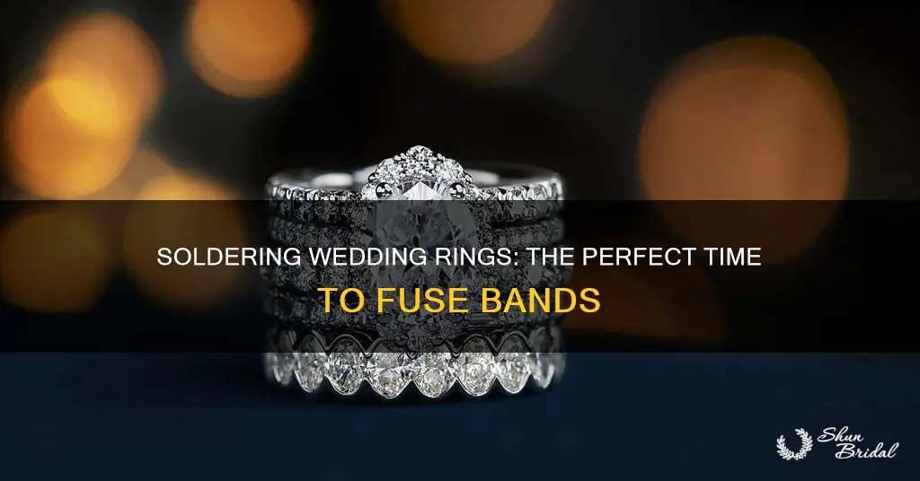 Soldering Wedding Rings: The Perfect Time To Fuse Bands | ShunBridal