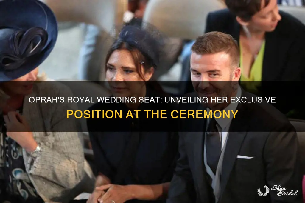 Oprah's Royal Wedding Seat: Unveiling Her Exclusive Position At The ...