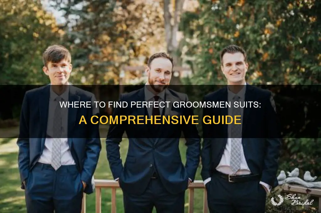 Where To Find Perfect Groomsmen Suits: A Comprehensive Guide | ShunBridal