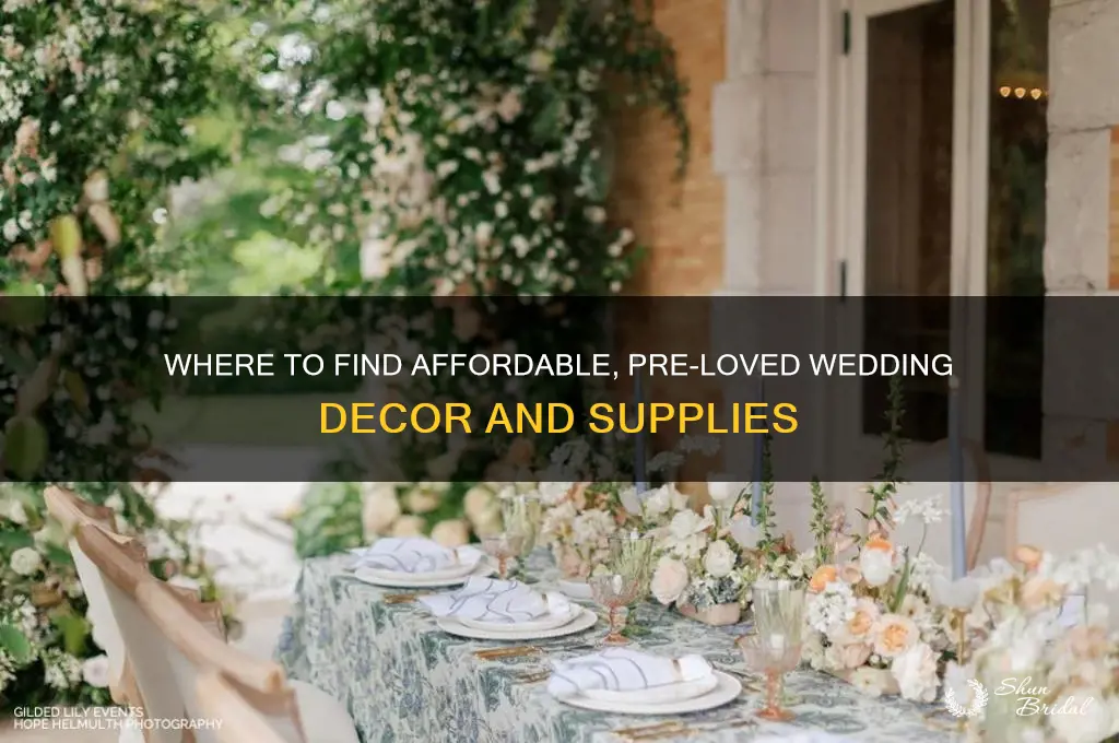 Where To Find Affordable, Pre-Loved Wedding Decor And Supplies | ShunBridal