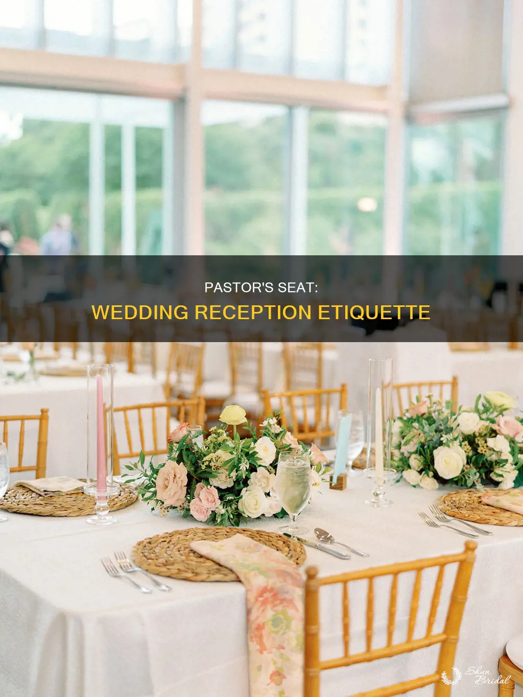 Pastor's Seat: Wedding Reception Etiquette | ShunBridal