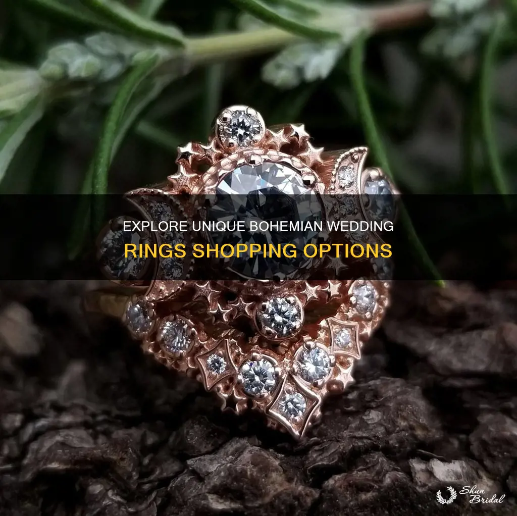 Explore Unique Bohemian Wedding Rings Shopping Options | ShunBridal