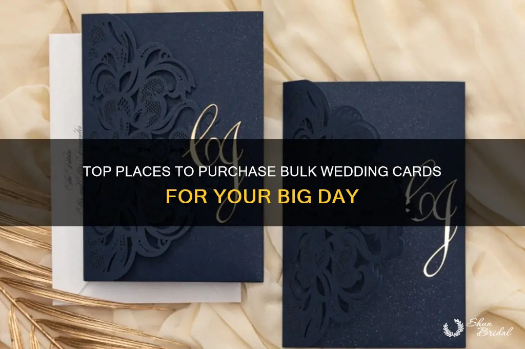Top Places To Purchase Bulk Wedding Cards For Your Big Day | ShunBridal