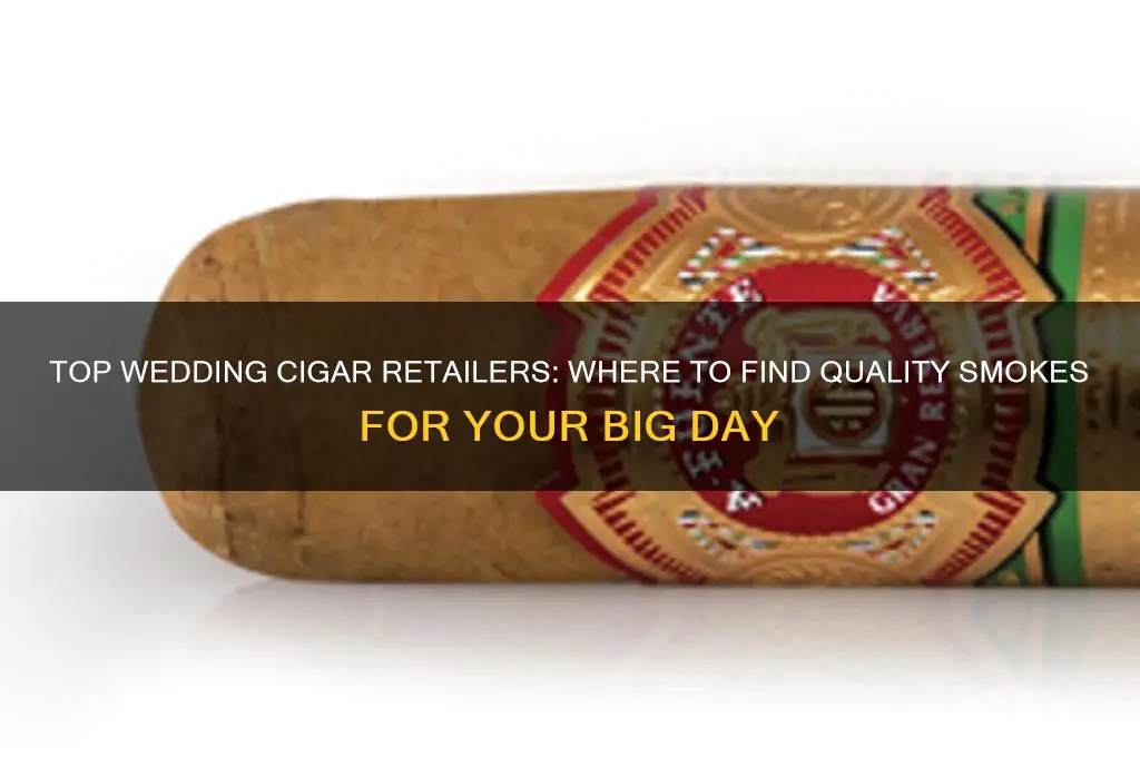 Top Wedding Cigar Retailers: Where To Find Quality Smokes For Your Big ...