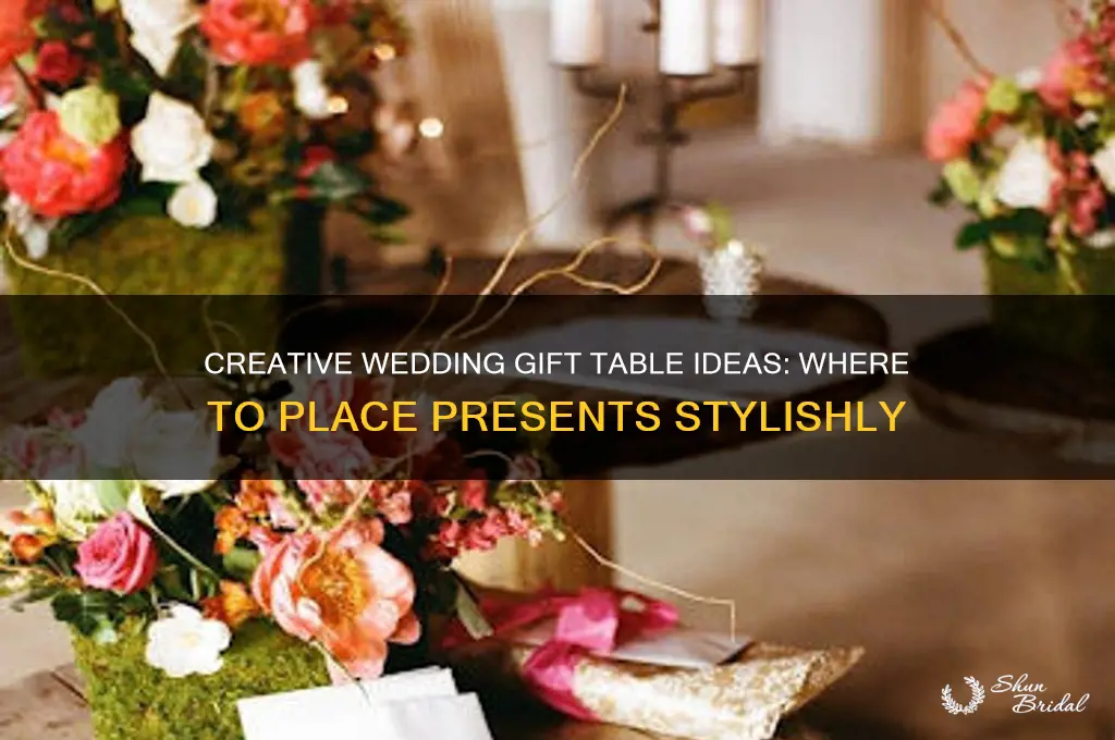 Creative Wedding Gift Table Ideas: Where To Place Presents Stylishly ...