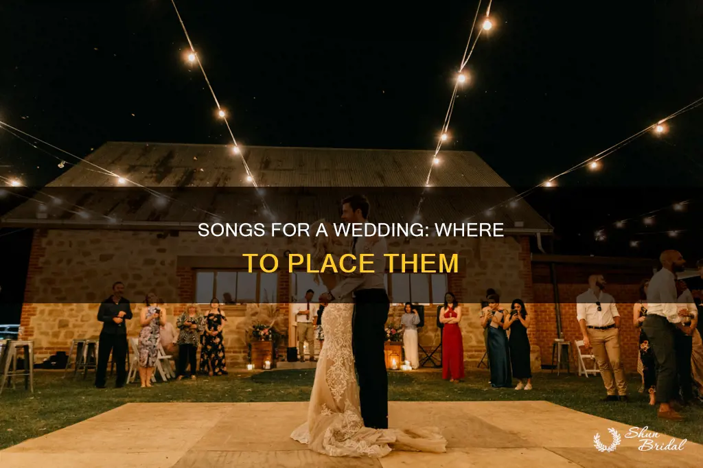 Songs For A Wedding: Where To Place Them | ShunBridal
