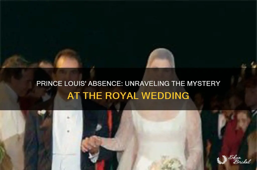 Prince Louis' Absence: Unraveling The Mystery At The Royal Wedding ...