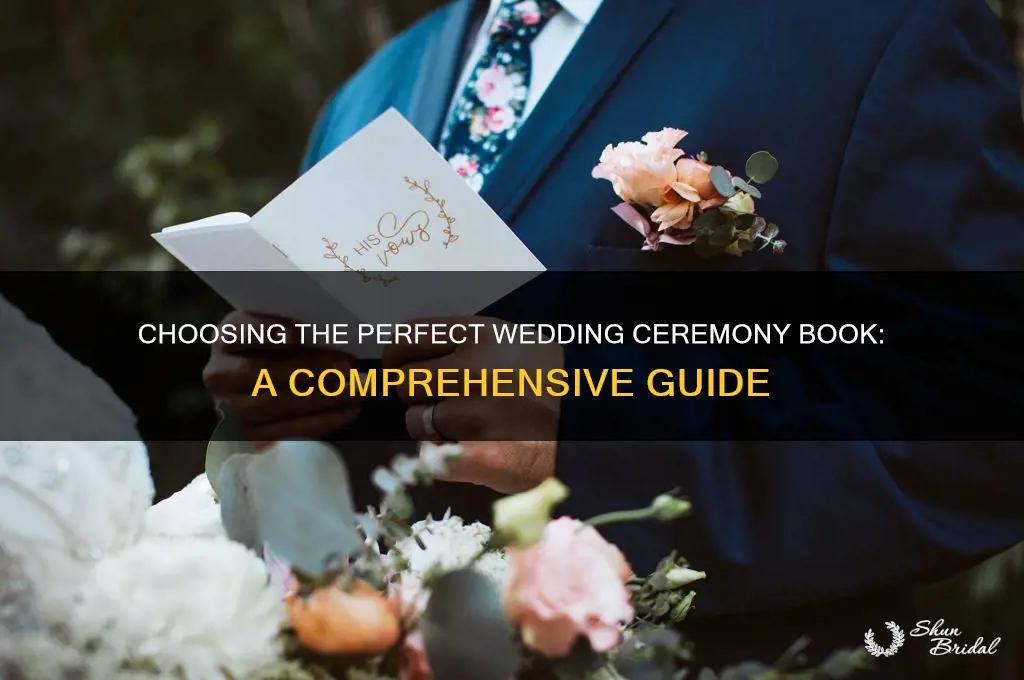 Choosing The Perfect Wedding Ceremony Book: A Comprehensive Guide ...