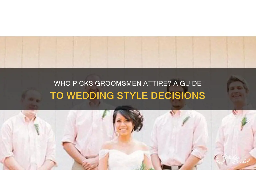 Who Picks Groomsmen Attire? A Guide To Wedding Style Decisions | ShunBridal