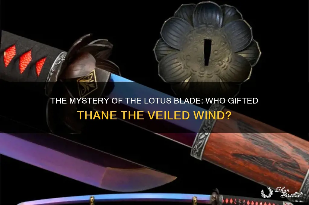 The Mystery Of The Lotus Blade: Who Gifted Thane The Veiled Wind ...