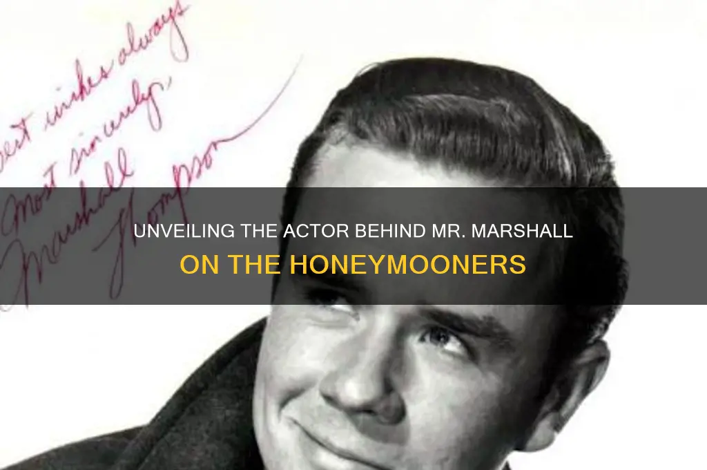 Unveiling The Actor Behind Mr. Marshall On The Honeymooners | ShunBridal