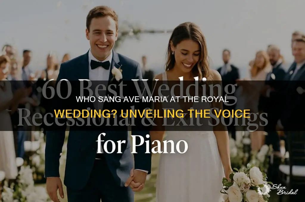 Who Sang Ave Maria At The Royal Wedding? Unveiling The Voice | ShunBridal