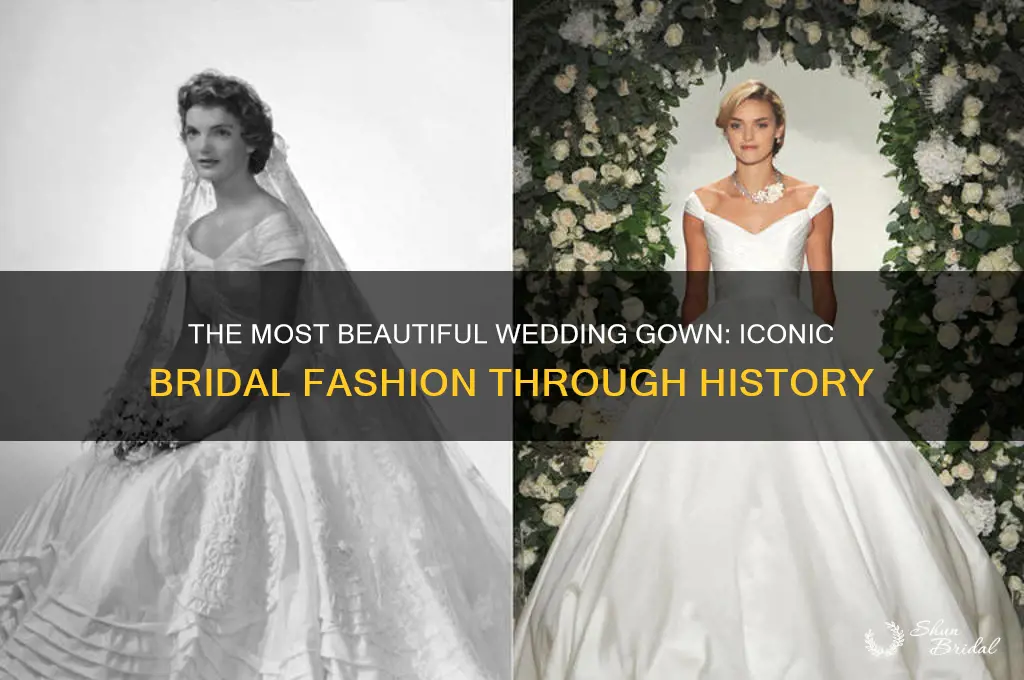The Most Beautiful Wedding Gown: Iconic Bridal Fashion Through History ...