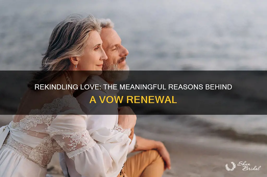 Rekindling Love: The Meaningful Reasons Behind A Vow Renewal | ShunBridal