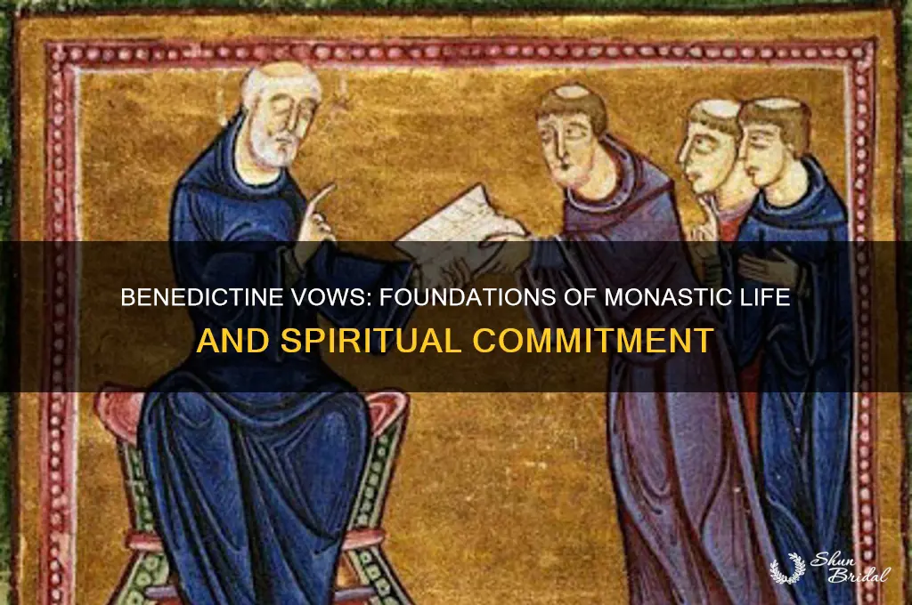 Benedictine Vows: Foundations Of Monastic Life And Spiritual Commitment ...