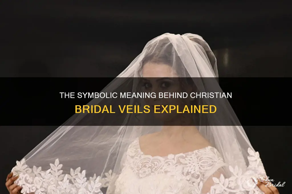 The Symbolic Meaning Behind Christian Bridal Veils Explained | ShunBridal