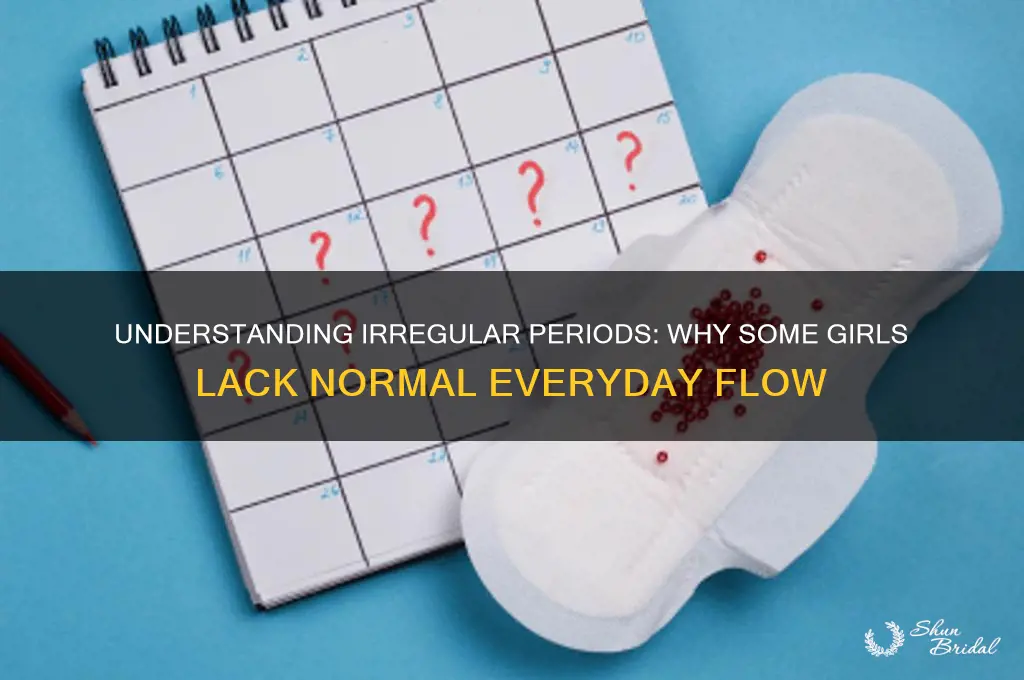 Understanding Irregular Periods: Why Some Girls Lack Normal Everyday ...