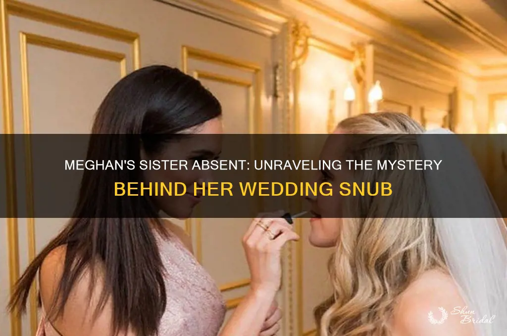 Meghan's Sister Absent: Unraveling The Mystery Behind Her Wedding Snub ...