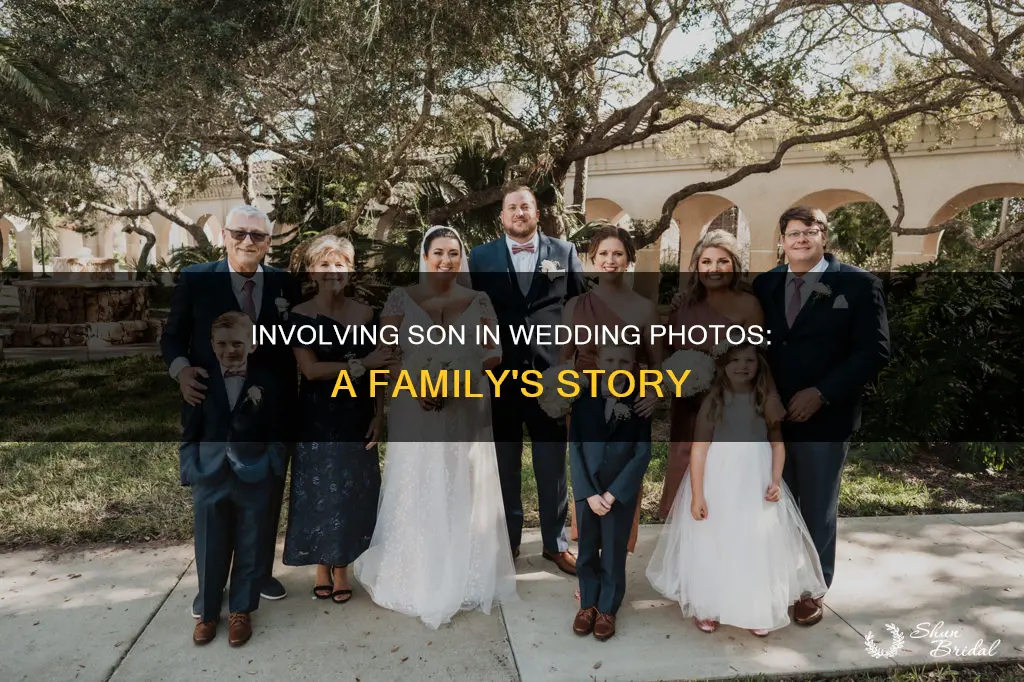 Involving Son In Wedding Photos: A Family's Story | ShunBridal