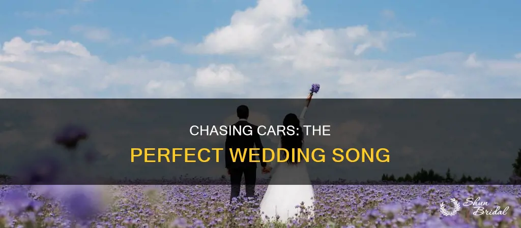 Chasing Cars: The Perfect Wedding Song | ShunBridal