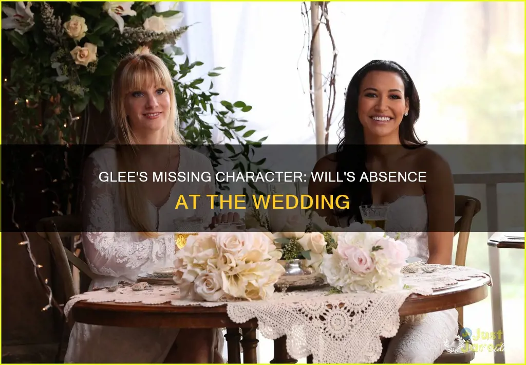 Glee's Missing Character: Will's Absence At The Wedding | ShunBridal