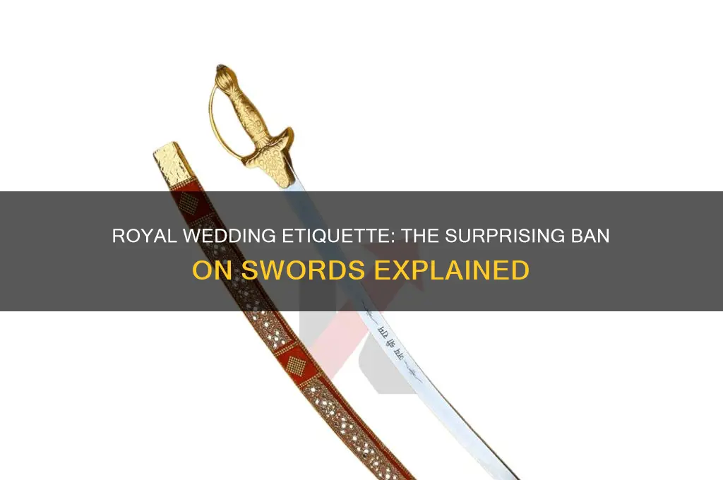 Royal Wedding Etiquette: The Surprising Ban On Swords Explained ...