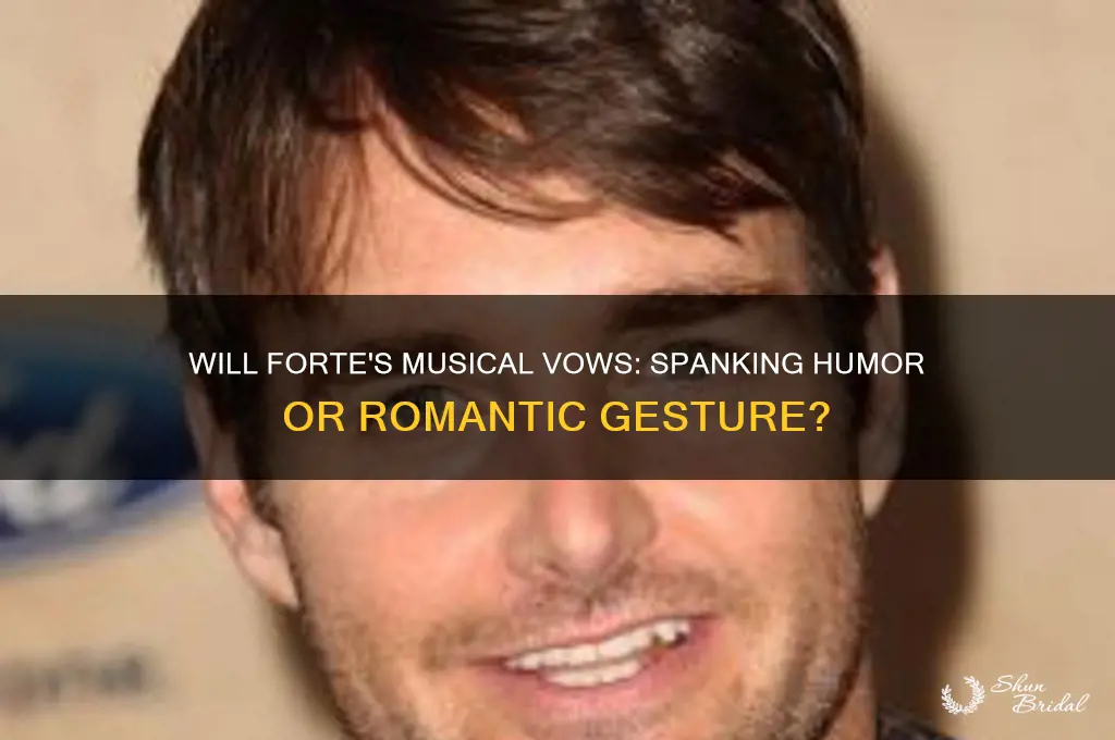 Will Forte's Musical Vows: Spanking Humor Or Romantic Gesture? | ShunBridal