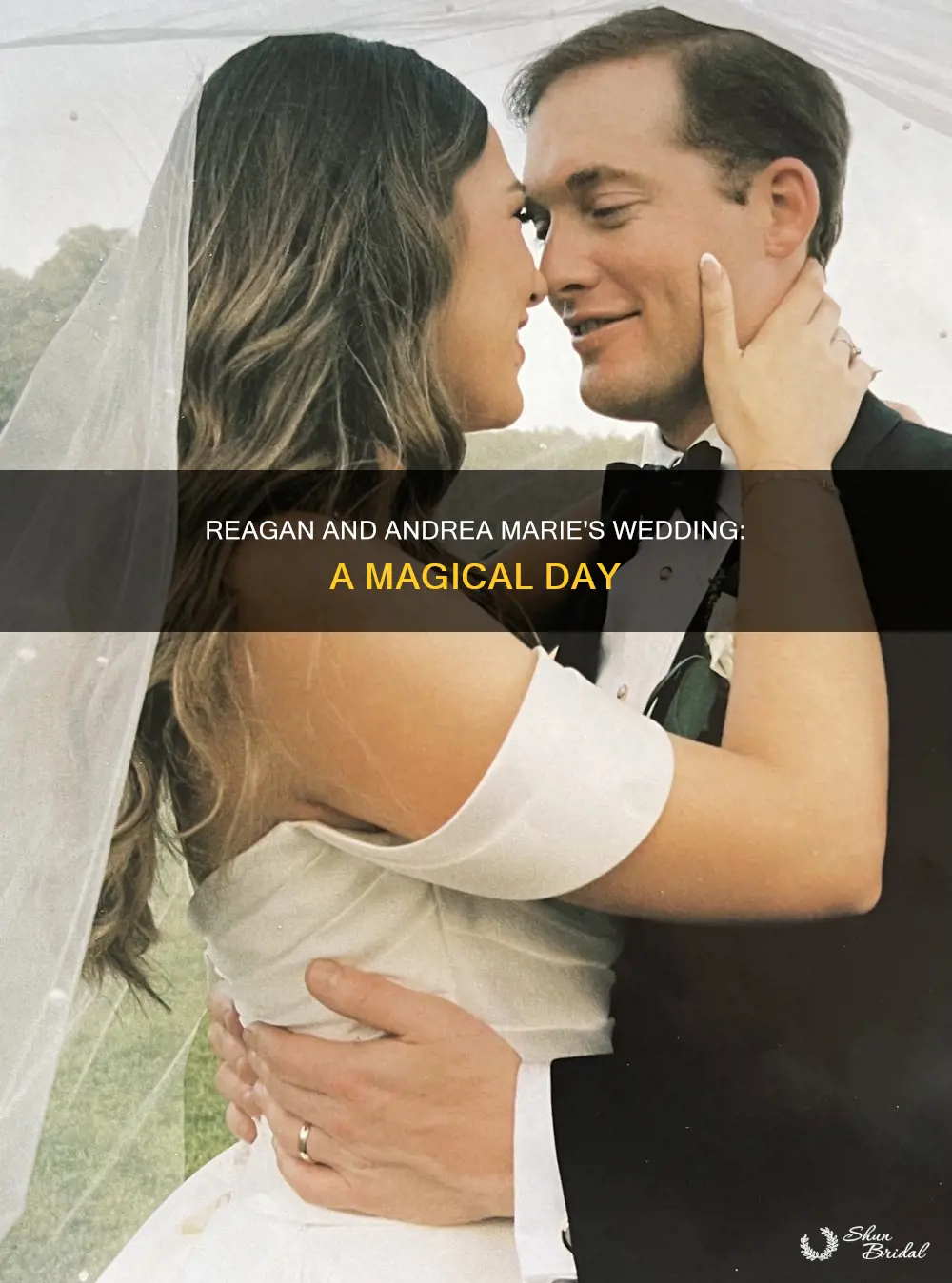 Reagan And Andrea Marie's Wedding: A Magical Day | ShunBridal