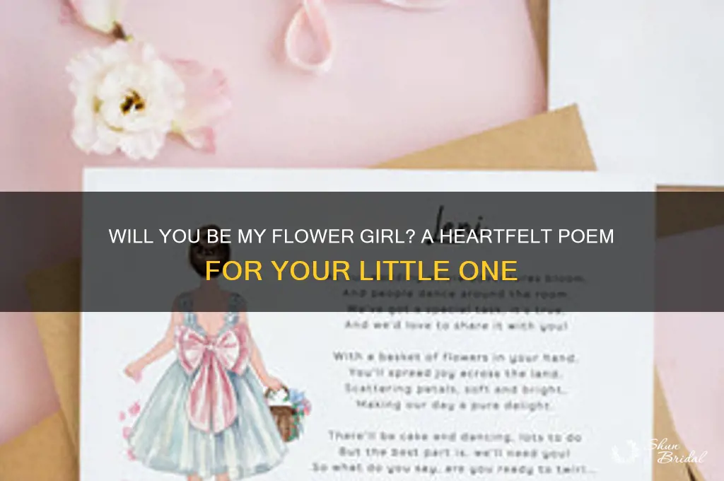 Will You Be My Flower Girl? A Heartfelt Poem For Your Little One ...
