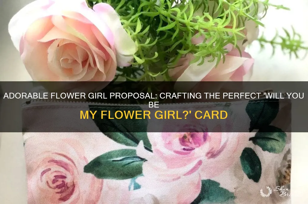 Adorable Flower Girl Proposal: Crafting The Perfect 'Will You Be My ...
